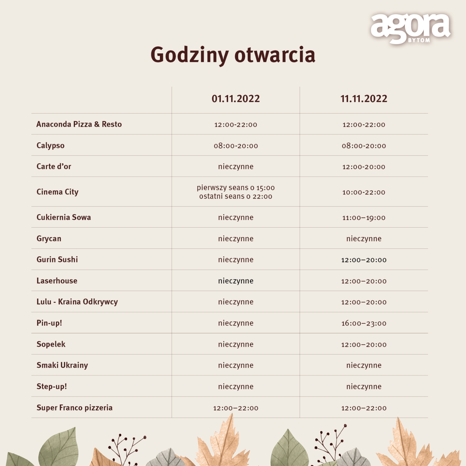 Agora Bytom - Galeria Handlowa Agora Bytom